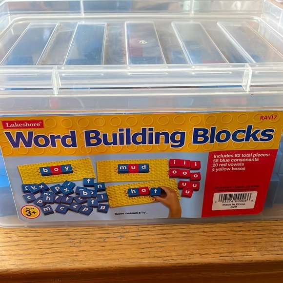 Lakeshore | Toys | Word Building Blocks By Lakeshore | Poshmark
